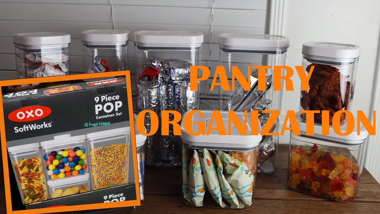 PANTRY ORGANIZATION USING OXO POP CONTAINERS: PART 1 **ARE THEY WORTH ...