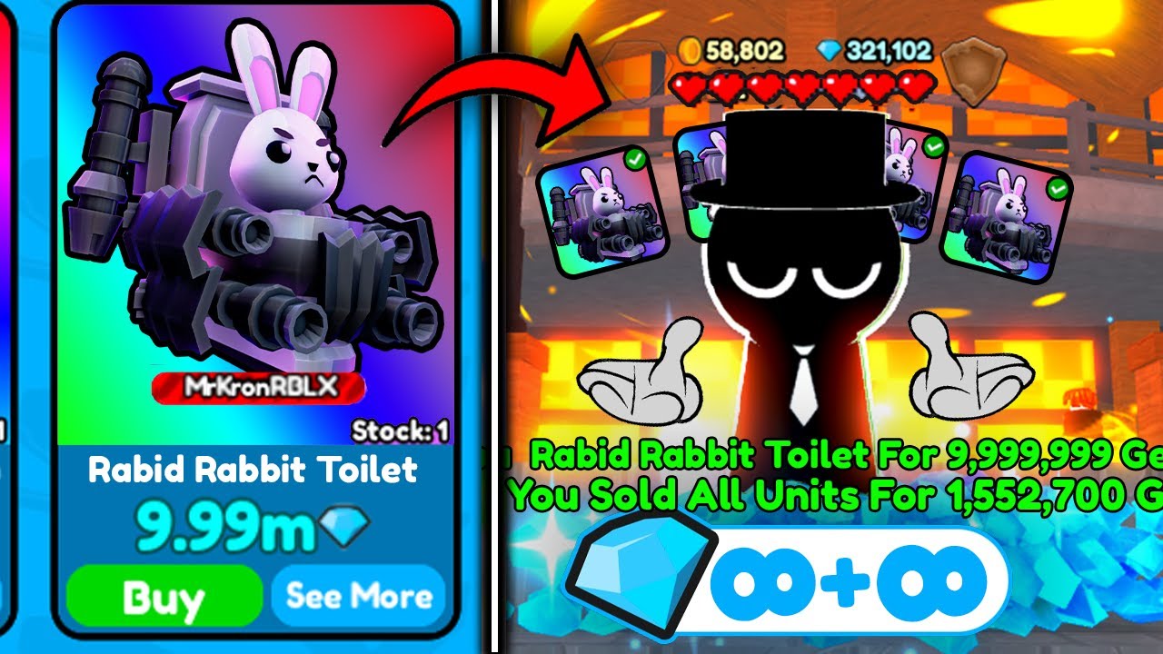 😱I GOT NEW RABID!!🔥 SOLD NEW ULTIMATE 4 TIMES AND GOT...💎 - Toilet ...
