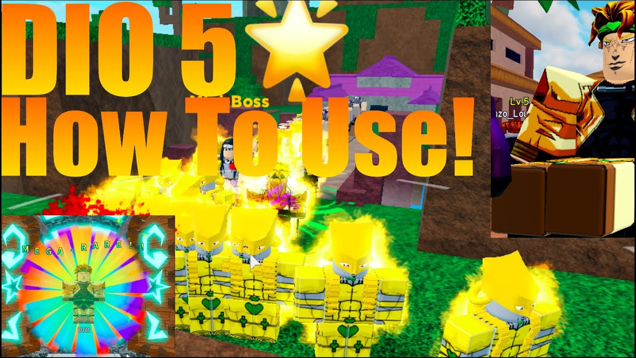 (CODES)DIO 5🌟 | SHOWCASE & HOW TO USE | ASTDS | Roblox - YouTube