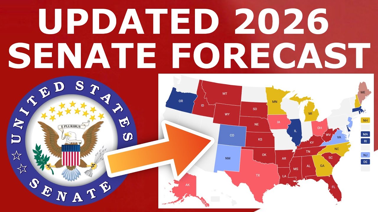Updated 2026 Senate Map Prediction (February 18, 2025) - YouTube