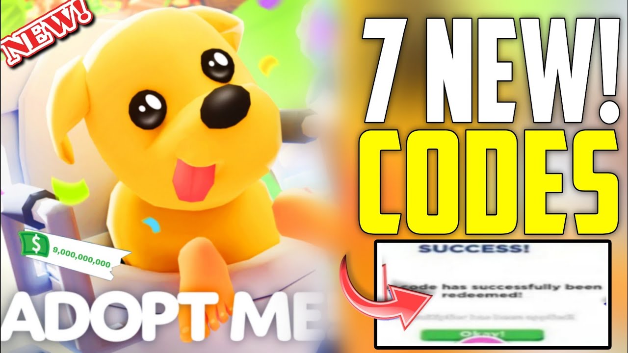 New! UPDATE ⚠️ADOPT ME ROBLOX CODES 2024 - ADOPT ME CODES - CODES FOR ...