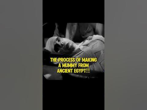 The Process of Making a Mummy from Ancient Egypt!! - YouTube