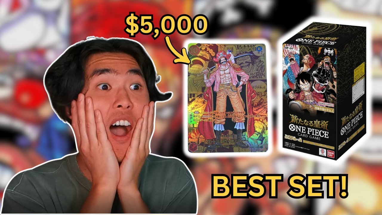 ONE PIECE OP-09 UNBOXING!!! Opening 4 booster boxes, Four Emperors ...