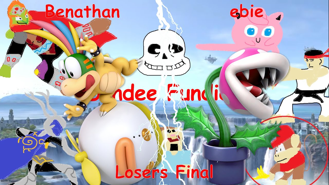 Benathan (Bowser Jr, Wolf) vs ebie (Piranha Plant) - Dundee Fundies 81 ...