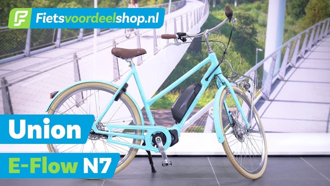 Union E-Flow N7 - Retro E-bike voor ouderwets Lage Prijs - YouTube