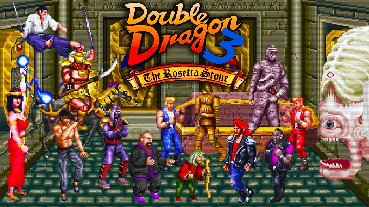 Double Dragon 3 The Rosetta Stone (Arcade) - Co-op Longplay - YouTube