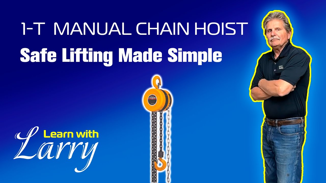 1-Ton Manual Chain Hoist | Safe Lifting Made Simple - YouTube