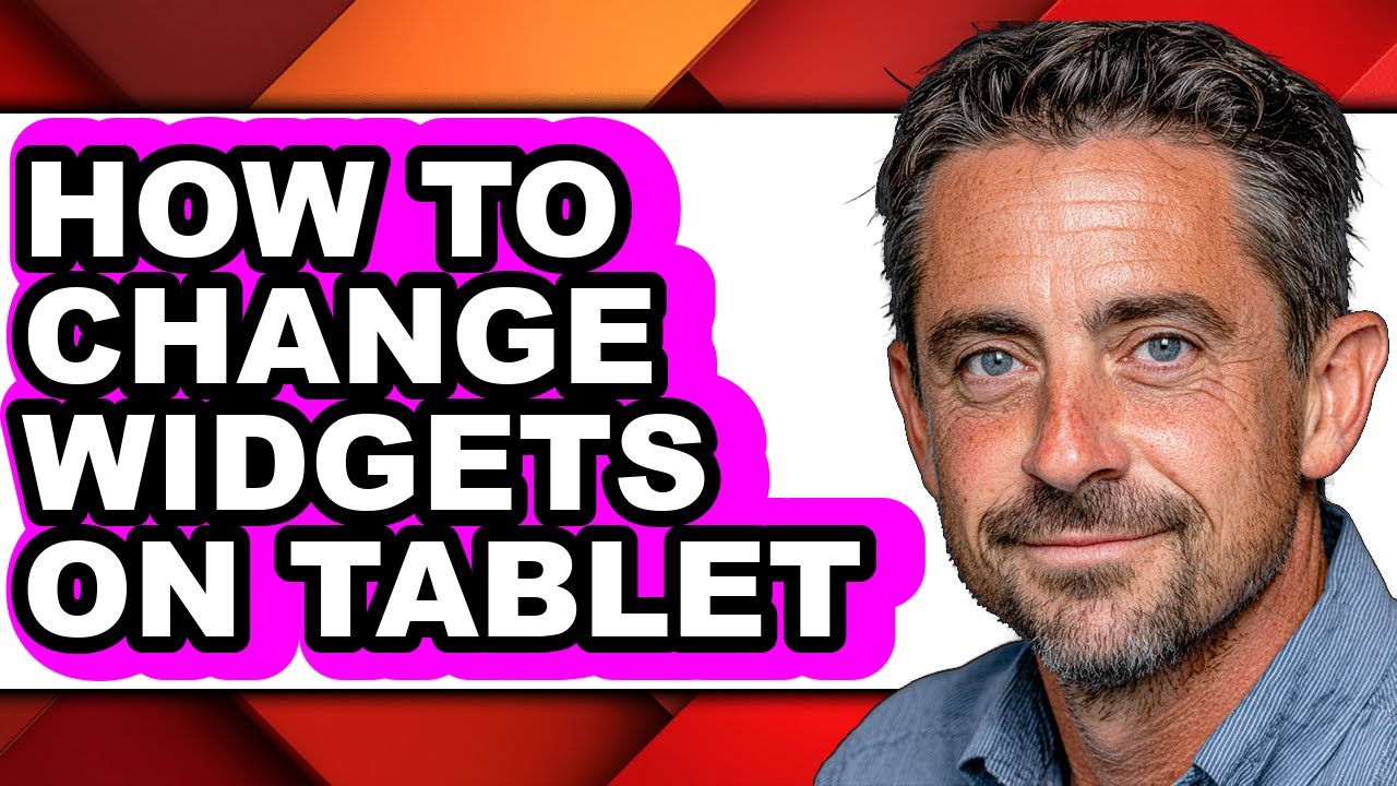 How to Change Widgets on Tablet (updated) - YouTube