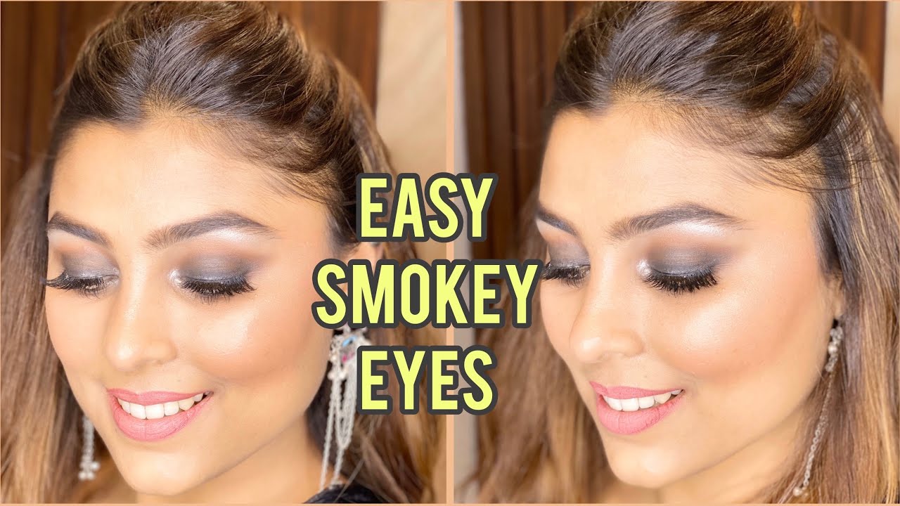 QUICK AND EASY SMOKEY EYES FOR BEGINNERS - YouTube