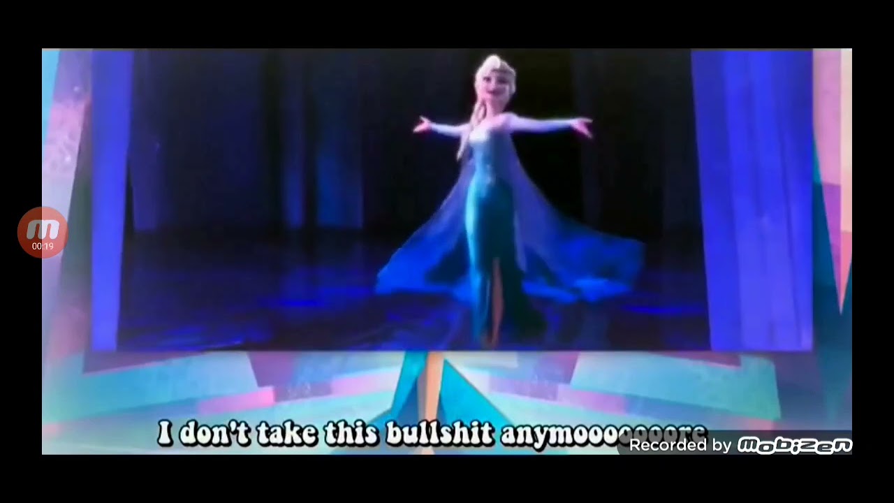 let it go frozen parody backwards - YouTube