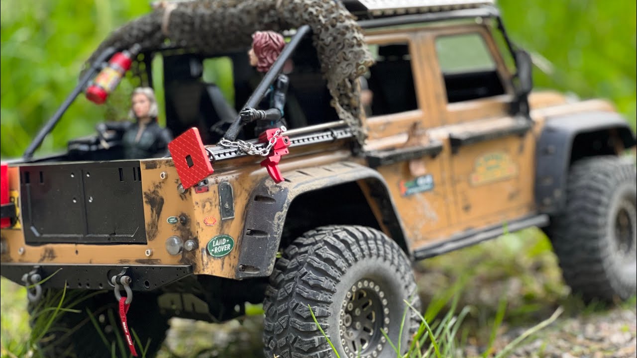 RC Land Rover DEFENDER d130 (Traxxas TRX-4) Remote Control Car - YouTube