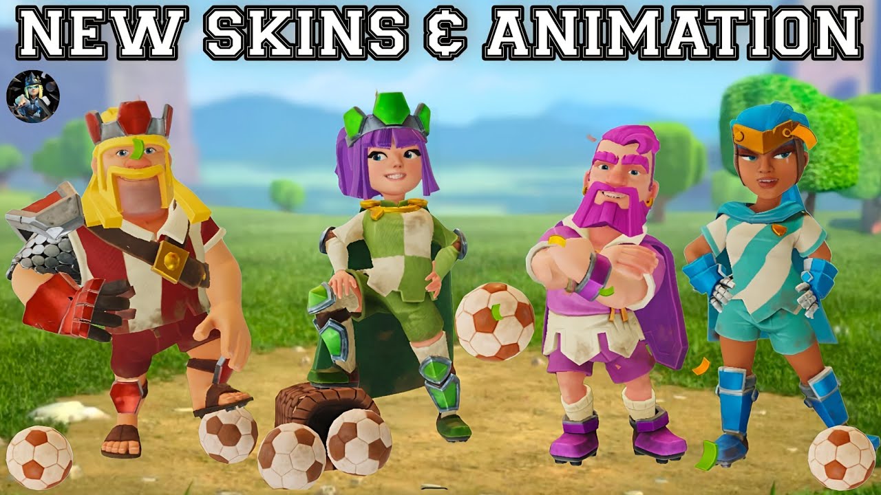 NEW HEROES SKIN'S & ANIMATION VIDEOS || CLASH OF CLANS #clashofclans ...