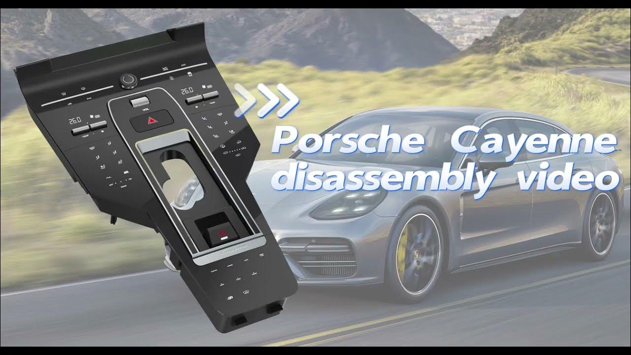 Porsche Cayenne center console climate control switch panel old to new ...