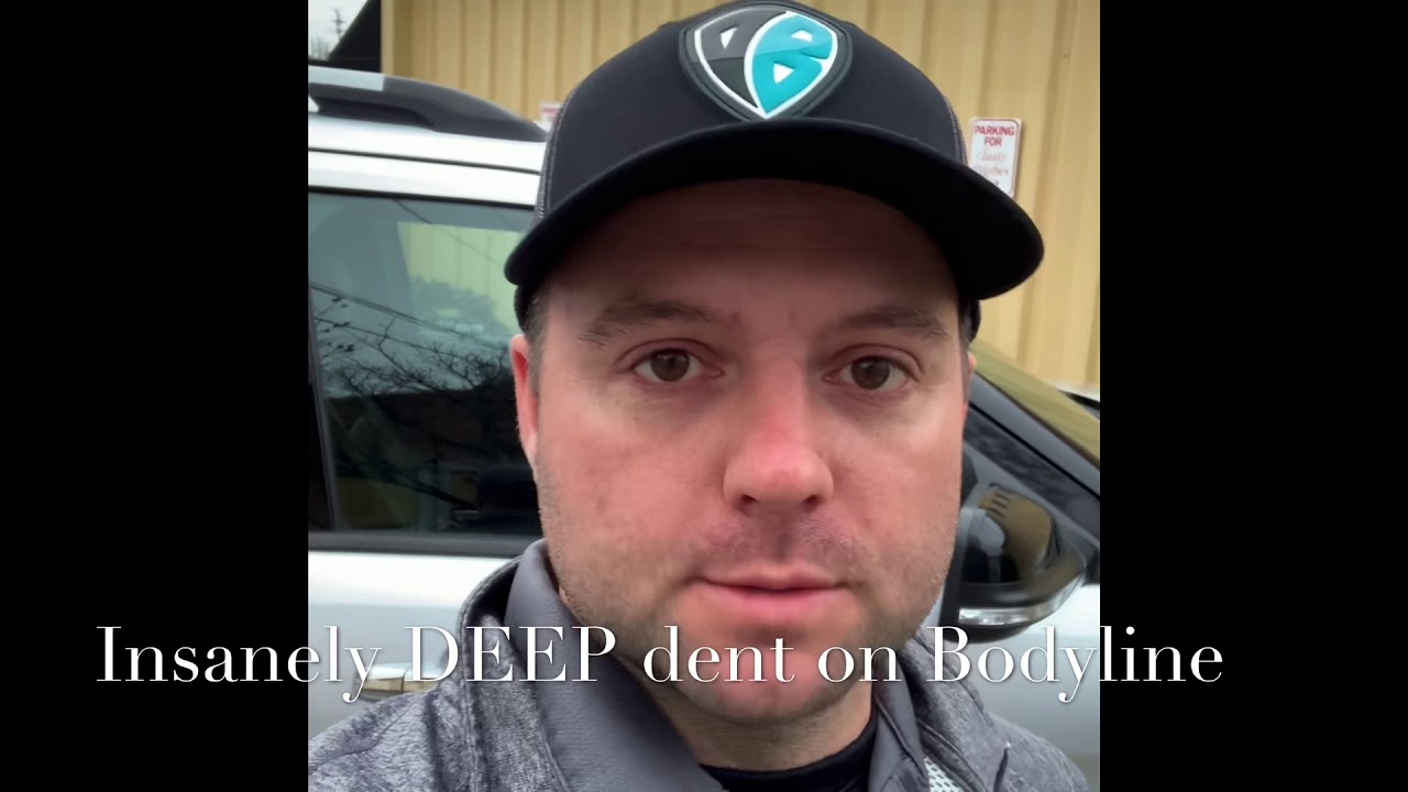 Insanely DEEP dent on a Bodyline | Ford Explorer | PDR | paintless dent ...