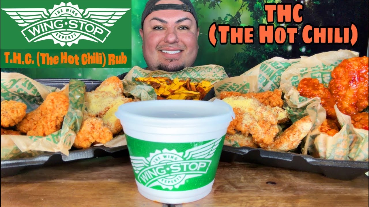 WING STOP’S NEW THC WINGS (The Hot Chili Rub) - YouTube