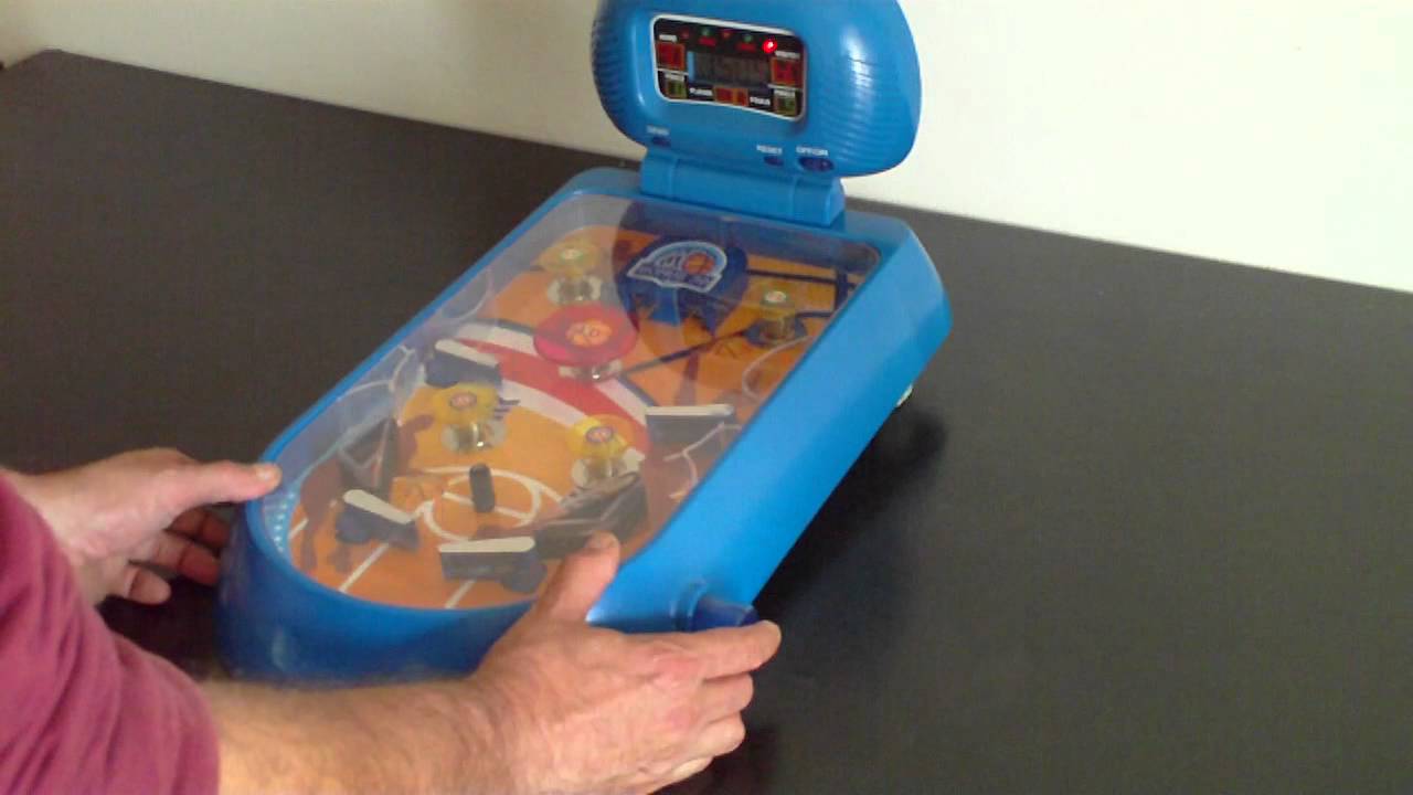 Toy Pinball Machine - Basketball - YouTube