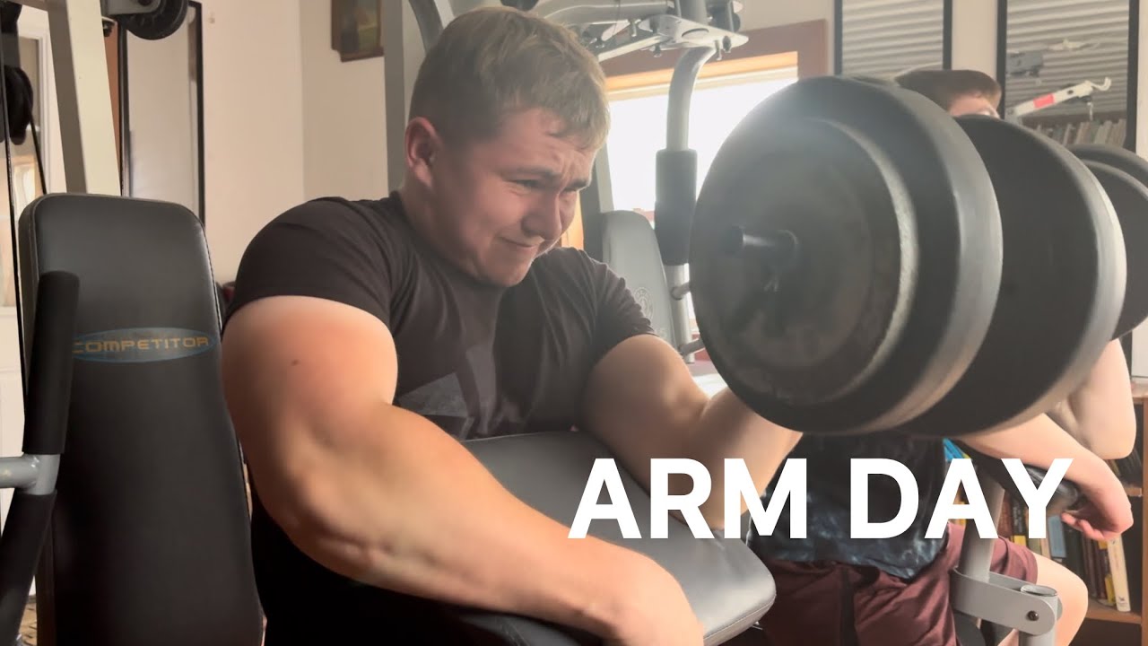 Arm Day! Training Intense - YouTube
