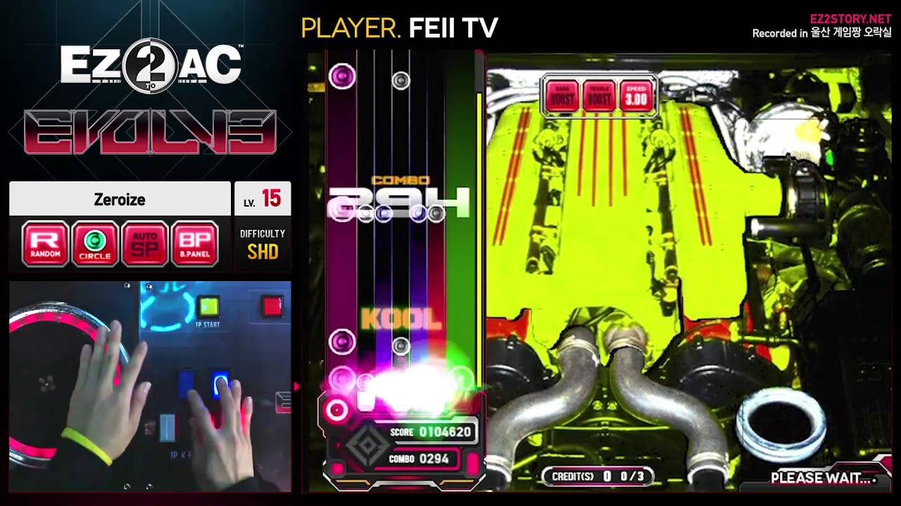 [EZ2AC : EV] 5K - (15) Zeroize [SHD][Random] (Ver 2.02b) - YouTube