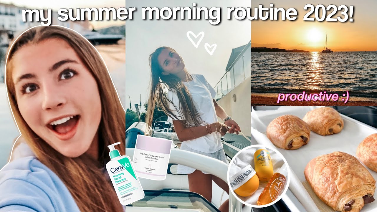 MY PRODUCTIVE SUMMER MORNING ROUTINE 2023! - YouTube