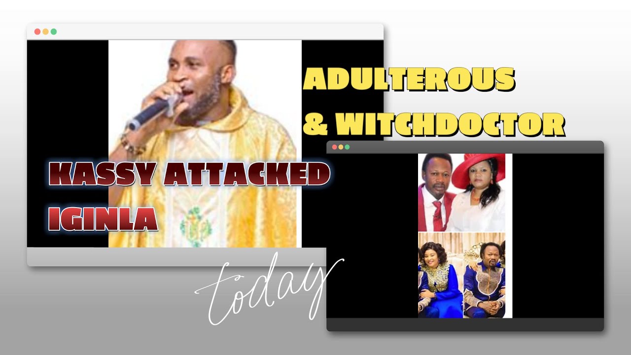 You're not my Spiritual father/Kassy slammed Iginla/I will chase you ...