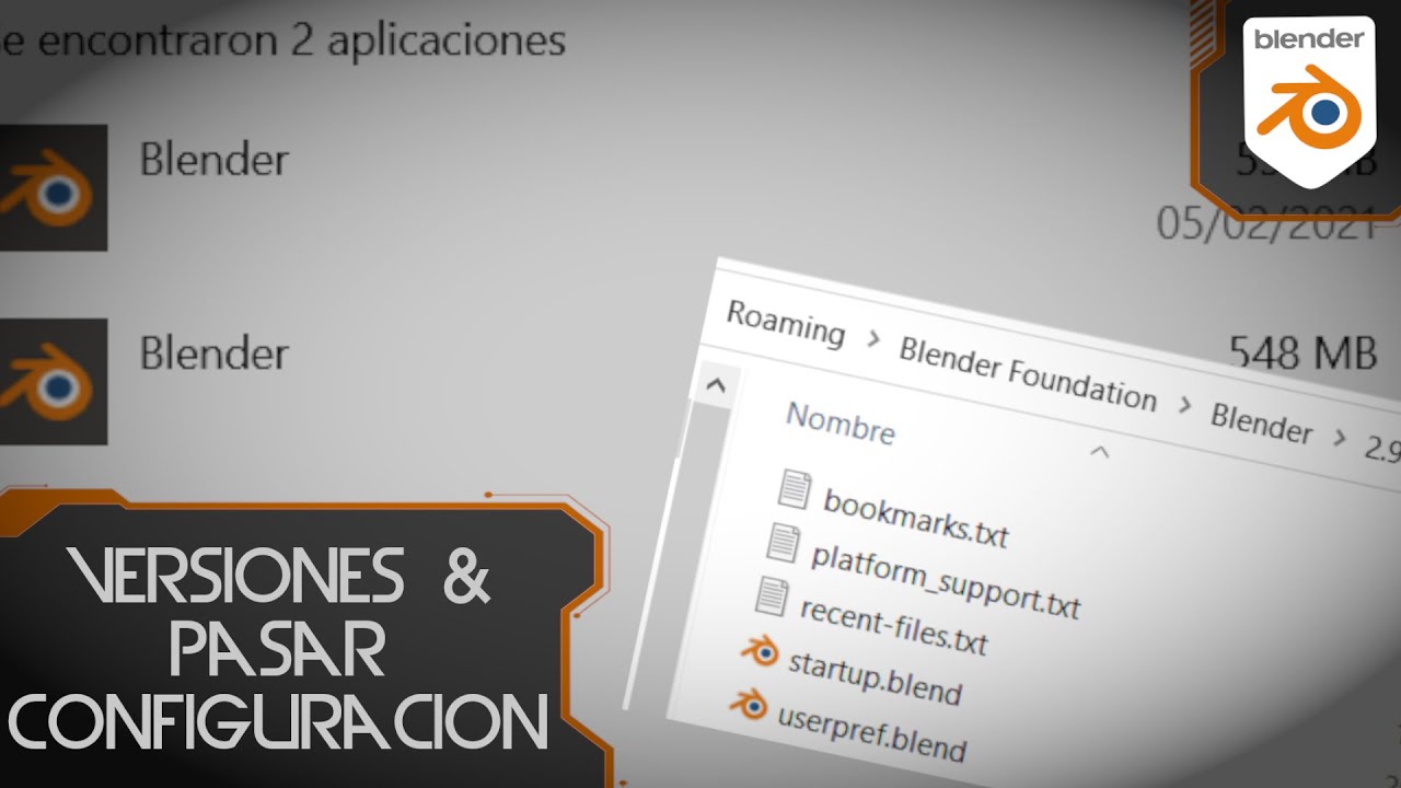 Instalar versiones Blender y Copiar Configuraciones - Consejos Rápidos ...