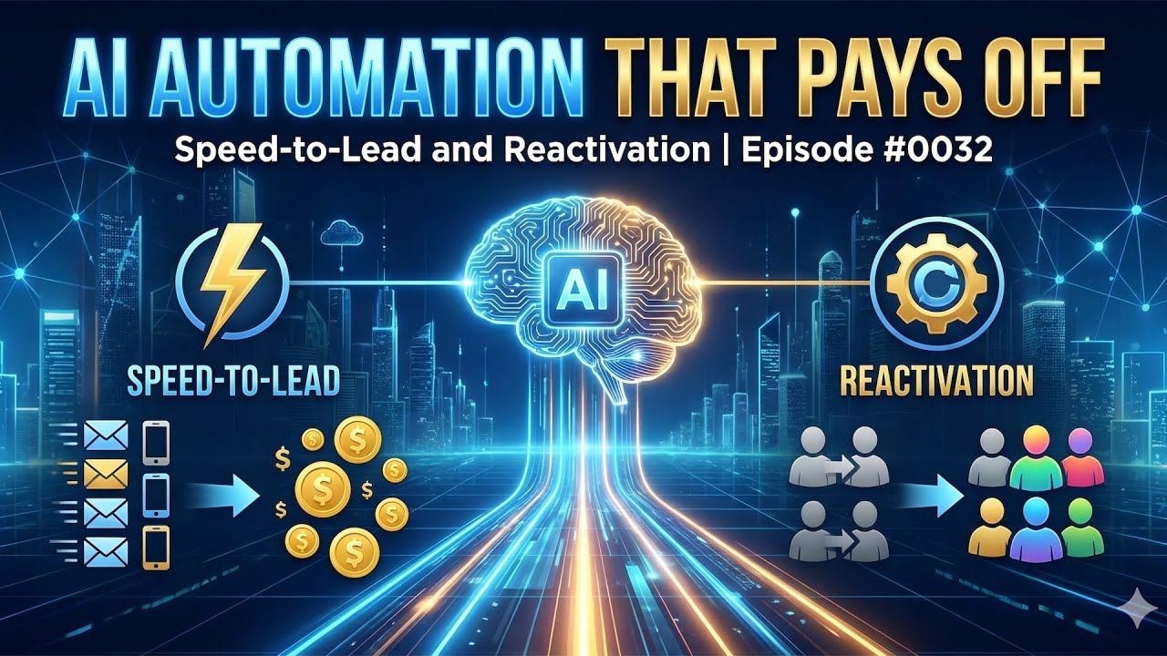 AI Automation That Pays Off: Speed-to-Lead and Reactivation with Michael Elliott | Episode #0032 ...