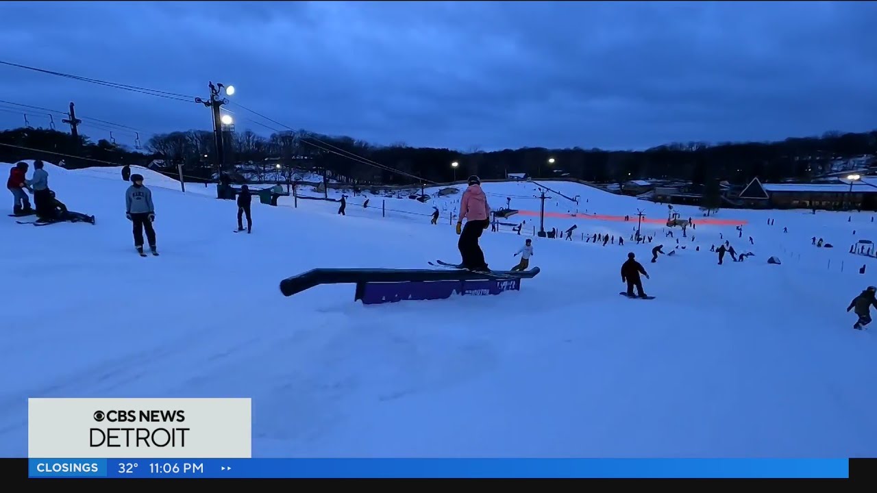 Friday snow brings bonus weekend to Mt. Brighton Ski Resort - YouTube