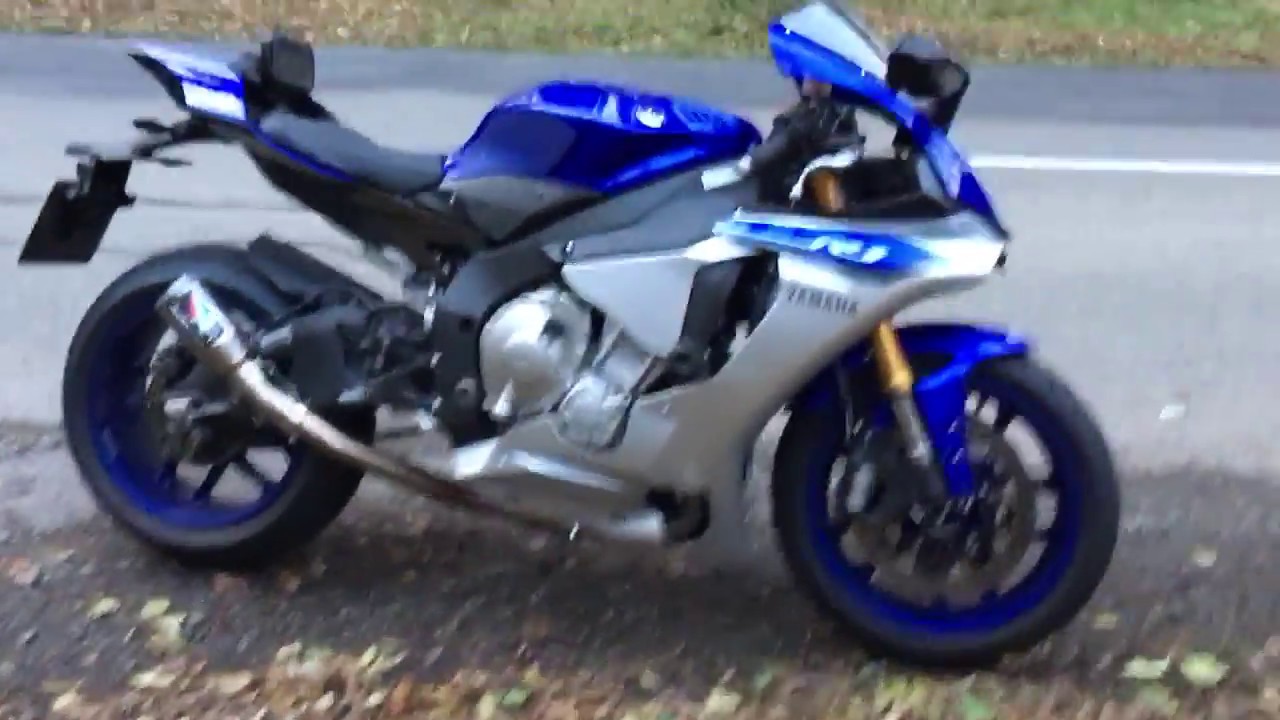 Yamaha R1 RN32 2015 Austin Racing GP1R exhaust sound - YouTube