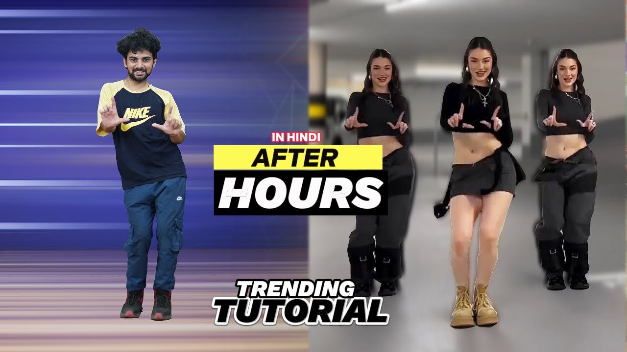 After Hours Instagram Dance Trend Tutorial | Ajay Poptron Tutorial ...