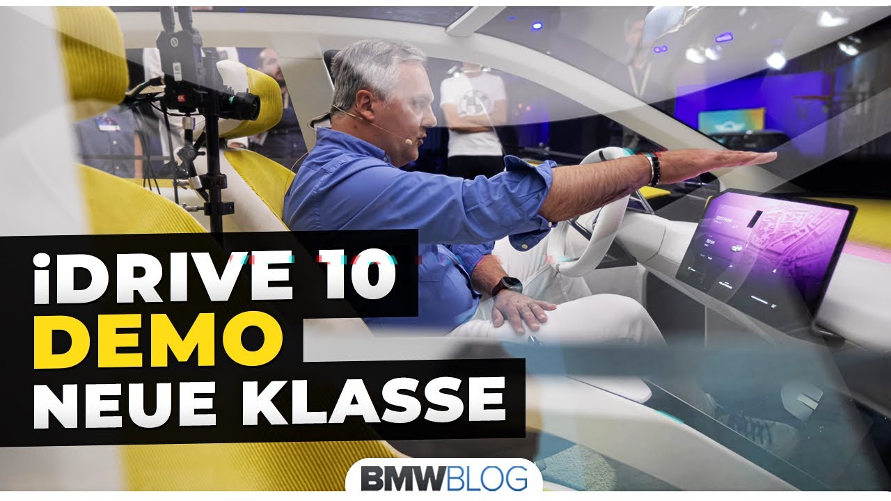 BMW iDrive 10 - Exclusive Demo - YouTube