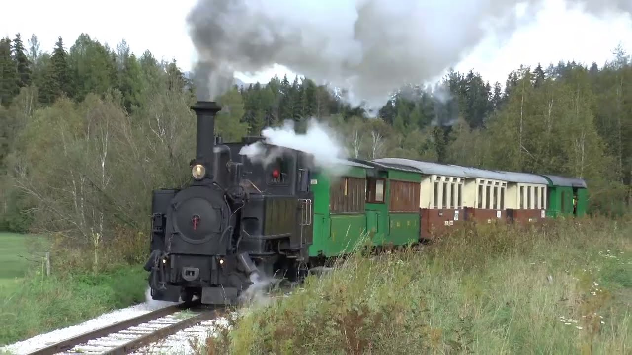 Schmalspurdampf und Septemberschnee - Dampflok S 12 auf der Taurachbahn ...