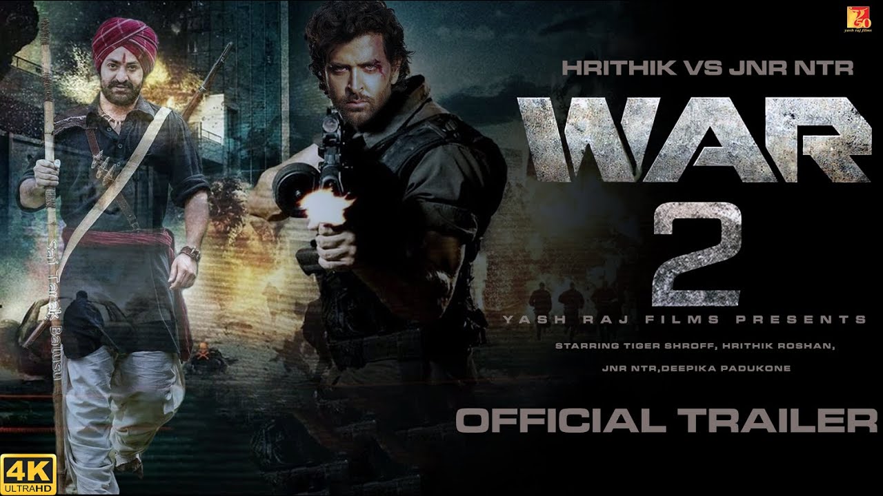 War 2 Official Teaser Trailer | Hrithik Roshan | Jr NTR | Disha Patani ...