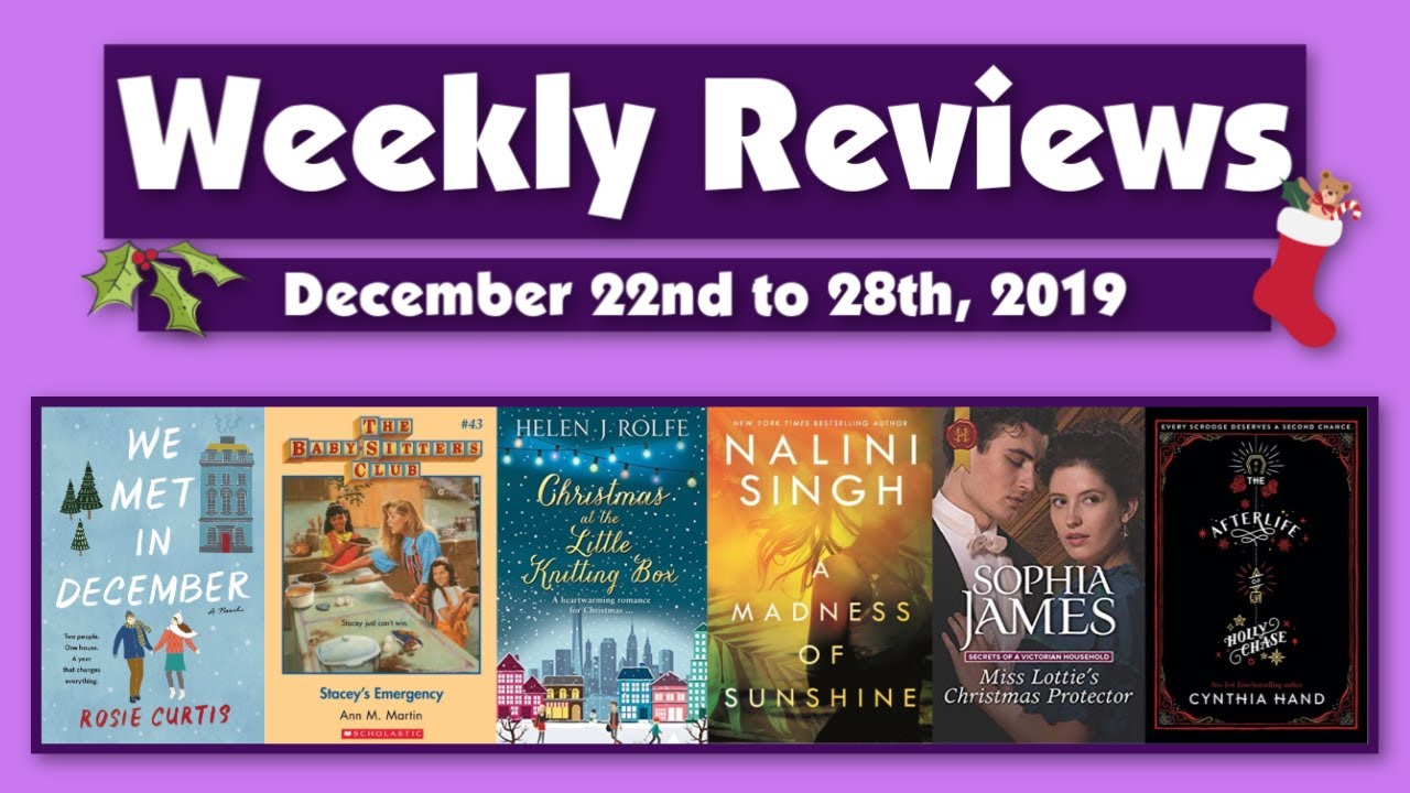 Weekly Reviews December 22nd To 28th 2019 YouTube weekly-reviews-december-22nd-to-28th-2019-youtube