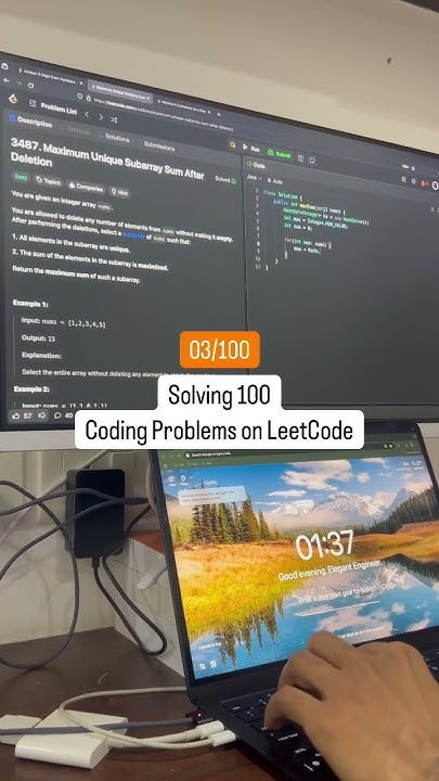 Maximum Unique Subarray Sum Leetcode Problem 3100 Youtube