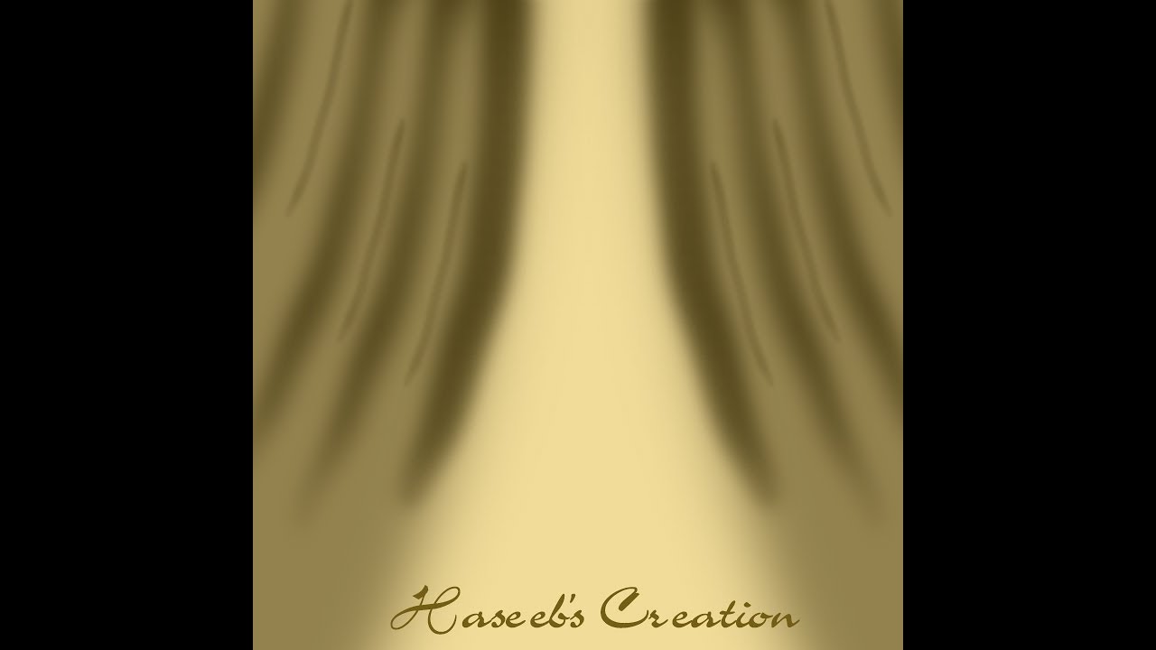Designing a professional background in adobe photoshop | Golden curtain ...