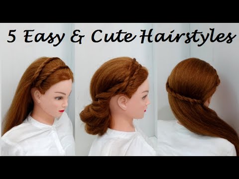 Easy Hairstyles: For Medium, Short, Long Hair - YouTube