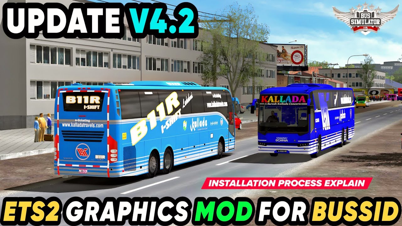 BUSSID V4.2 !! Ets2 Graphics Mod For Bus Simulator Indonesia || Look ...