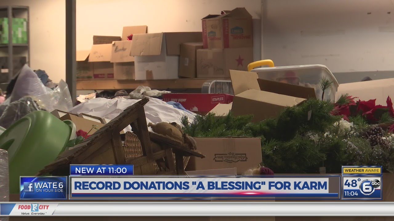 Record donations 'a blessing' for KARM - YouTube