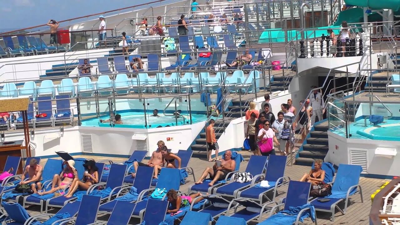 Carnival freedom pool party - YouTube