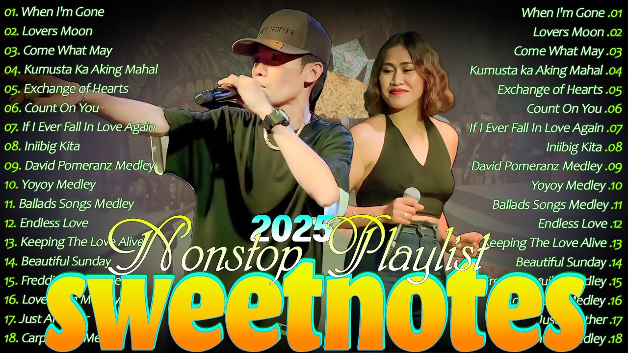SWEETNOTES Music Cover Songs Collection 2025 ️Sweetnotes Most Beautyful ...