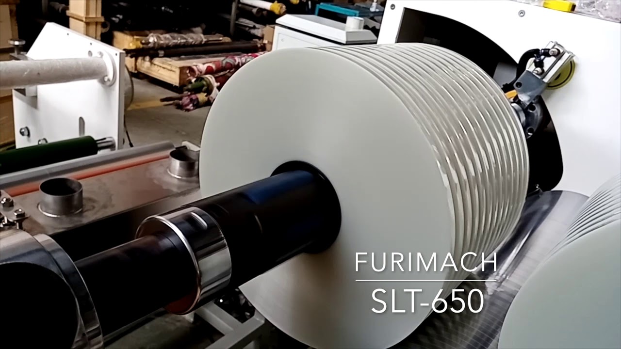 Narrow Width Center Surface Film Slitting Machine (SLT-650) - YouTube