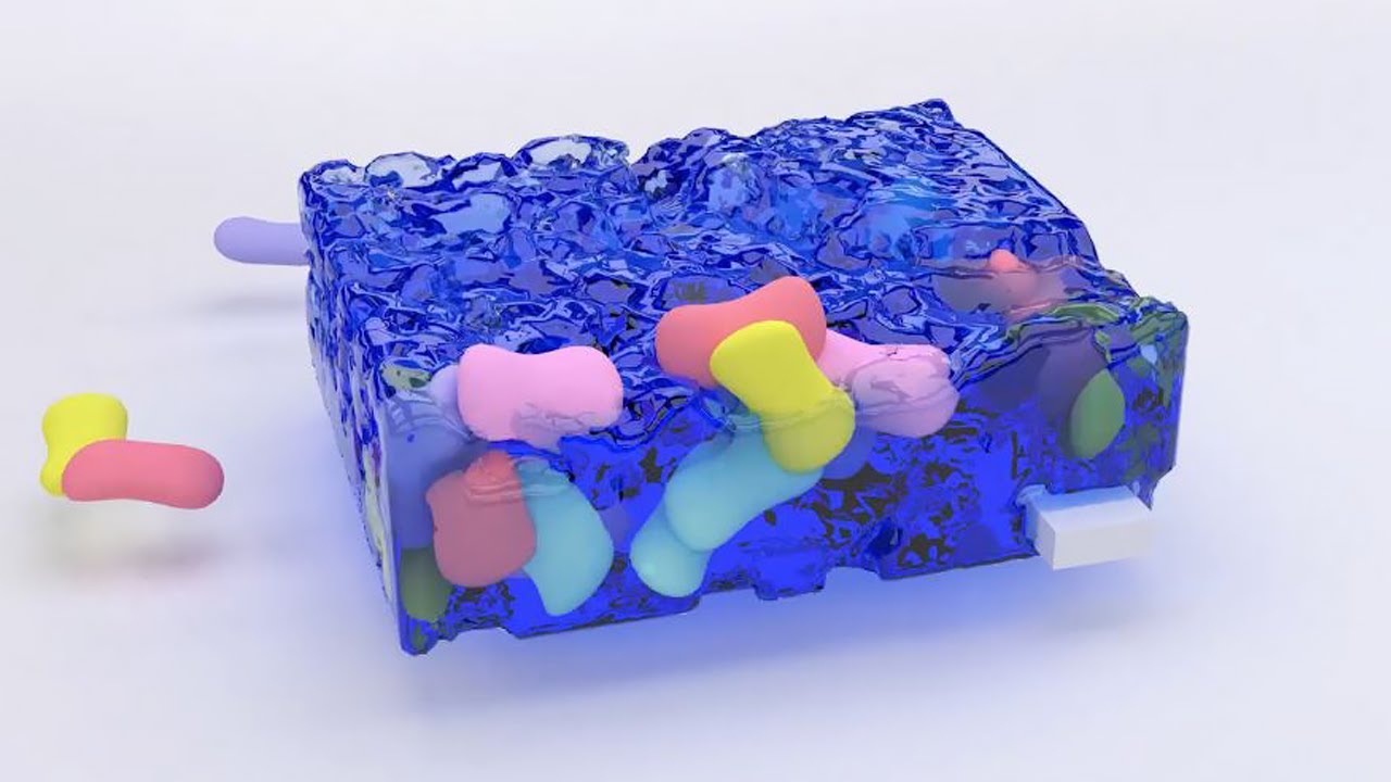 3D Animation, Soft Object, Simulation Water Flow - YouTube