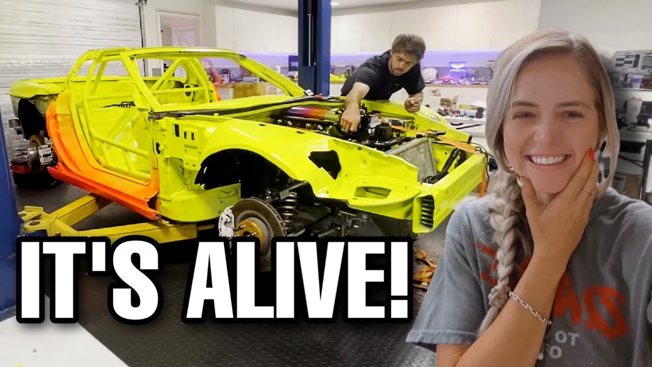 600HP ALL MOTOR 440 LS FIRST START! | C6 Drift Corvette Build ...