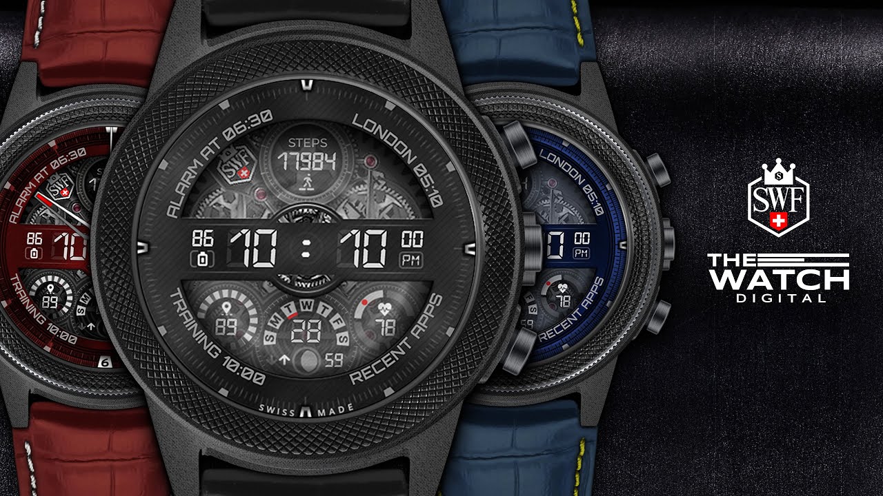"The Watch" Digital Edition from SWF - FREE Watch Face for Wear OS 3.0 ...
