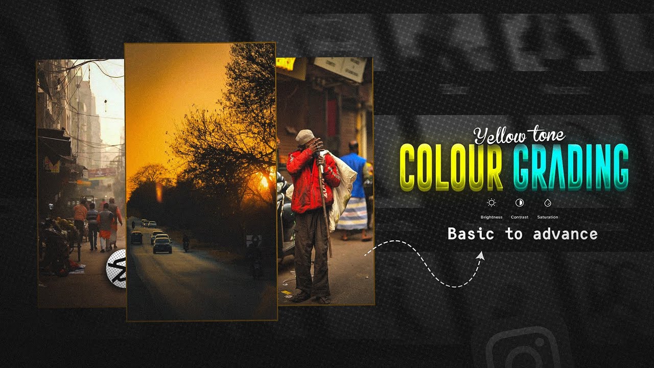 Colour Grading & yellow tone colour | colour grading in capcut !! - YouTube