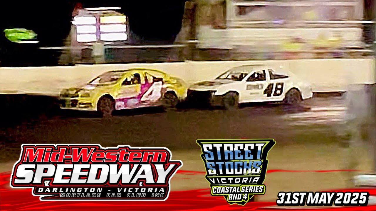 Mid-Western Speedway Darlington Street Stocks 31st May 2025 - YouTube