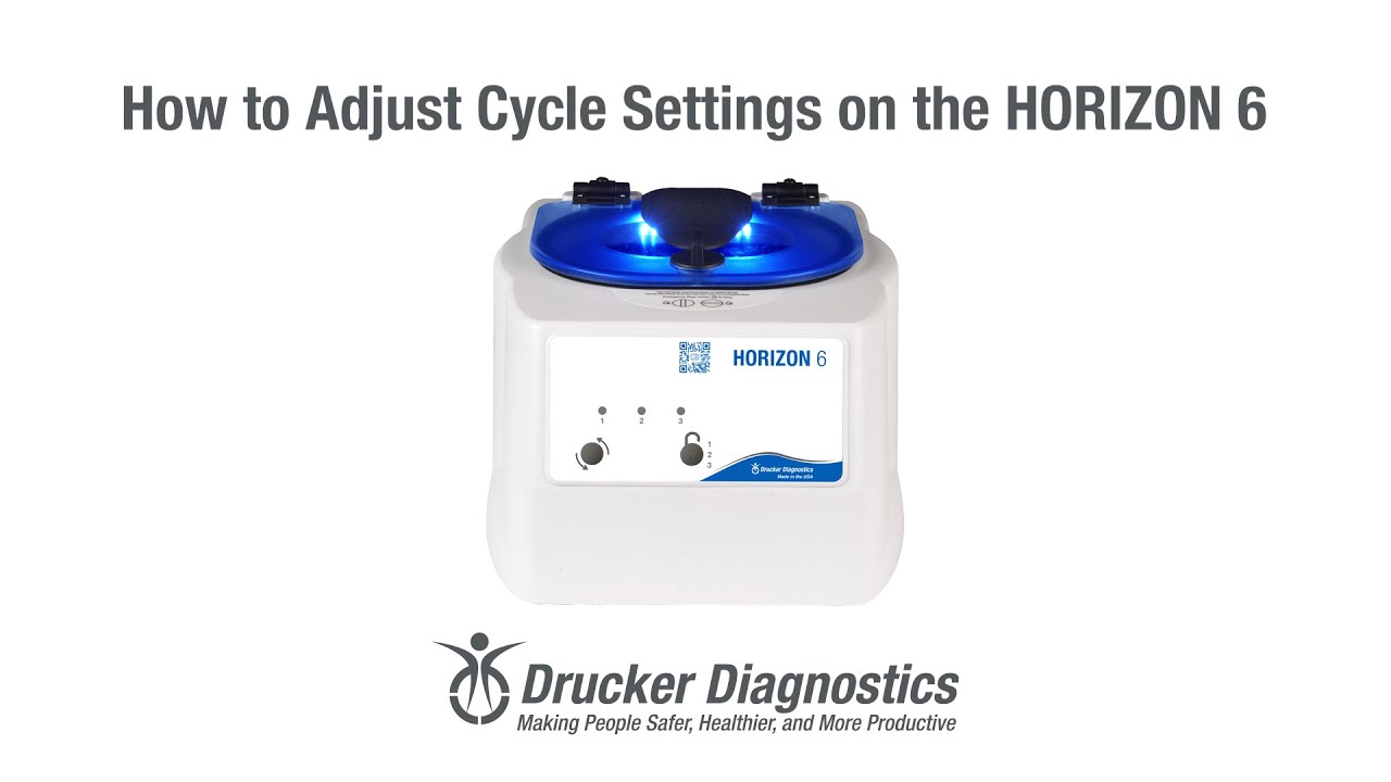 How to Adjust Cycle Settings on the HORIZON 6 - YouTube