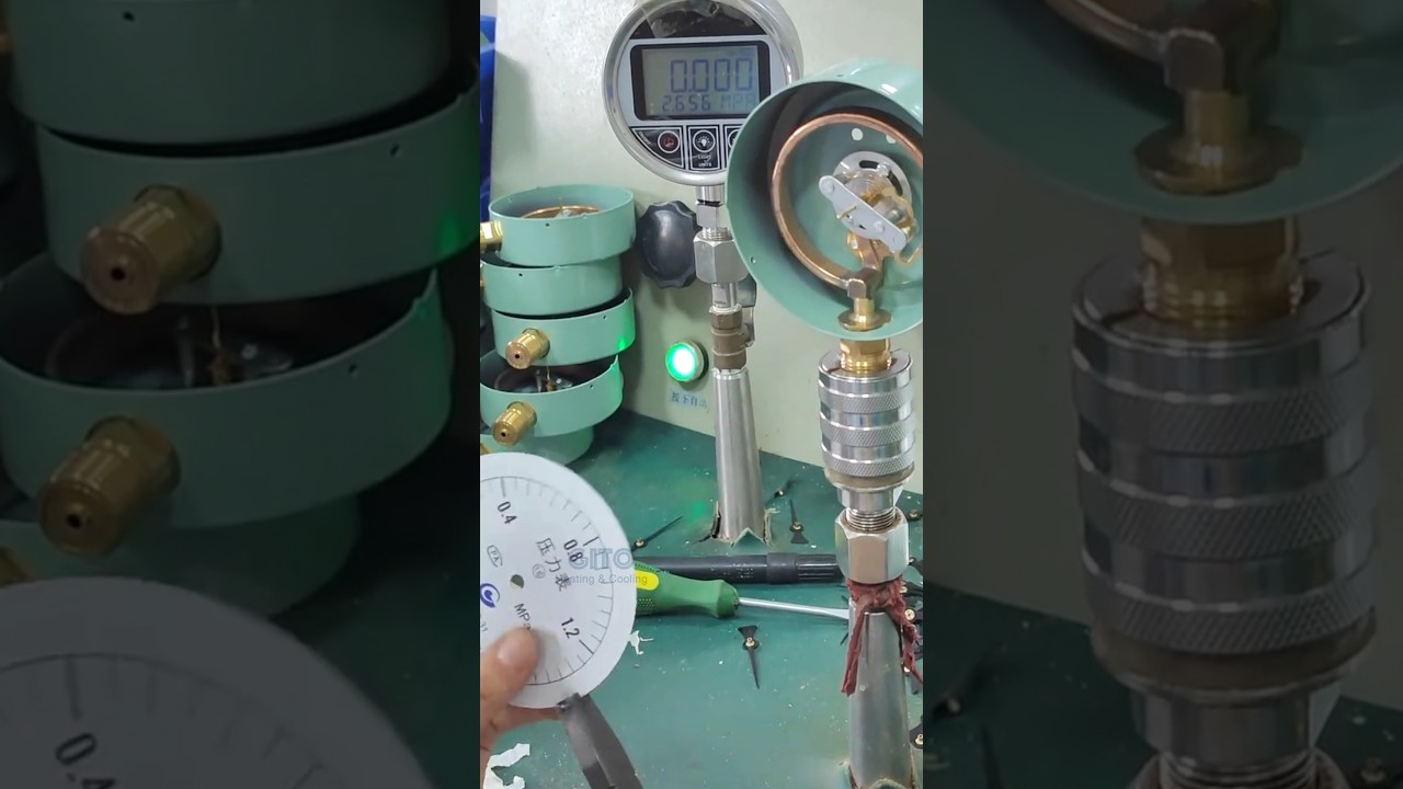 Pressure Gauge Manufacturing Process - YouTube