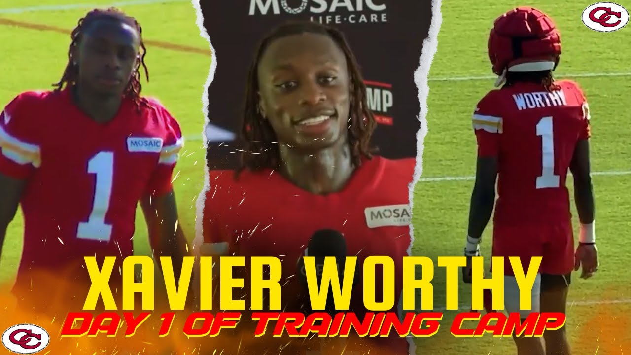 Chiefs Rookie WR Xavier Worthy Is Back On The Field For Camp - He's ...