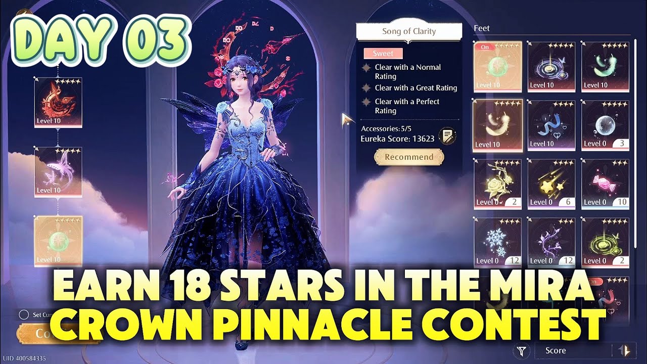 Earn 18 Stars in the Mira Crown Pinnacle Contest | Infinity Nikki - YouTube